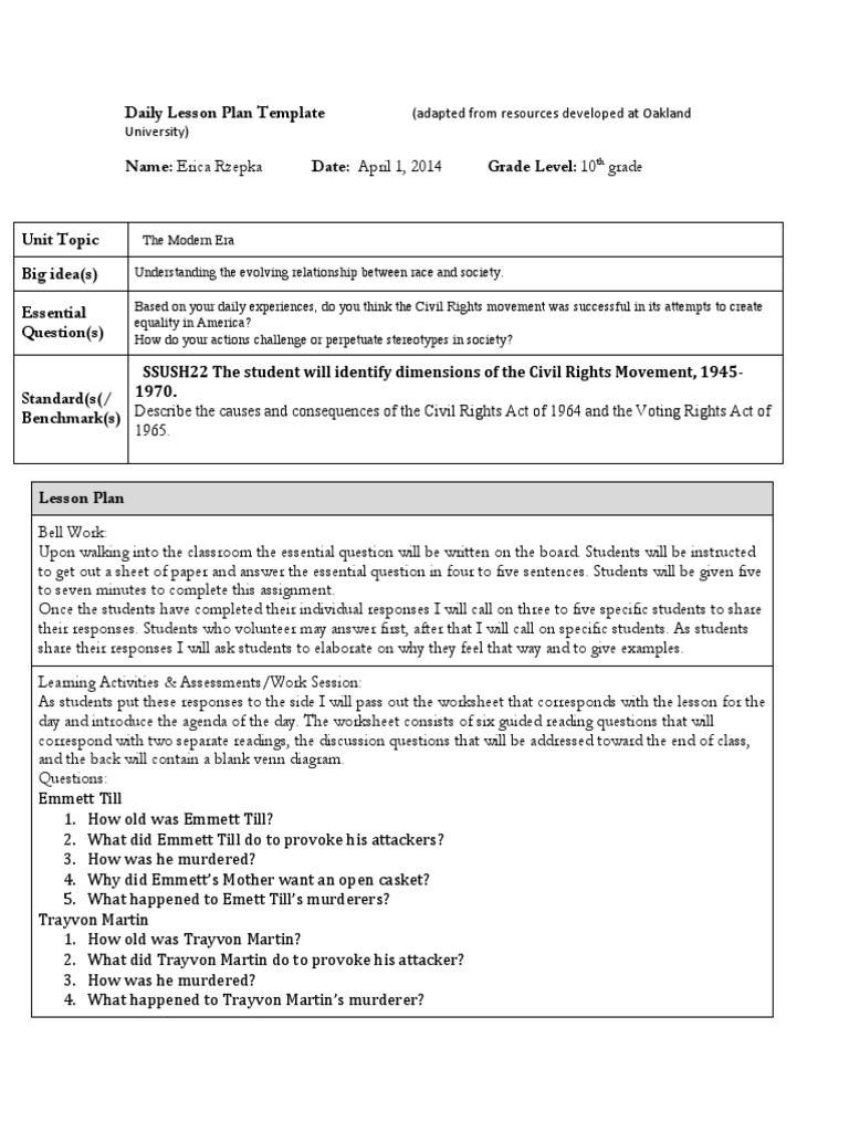 Current Event Lesson Plan | PDF | Lesson Plan | Learning