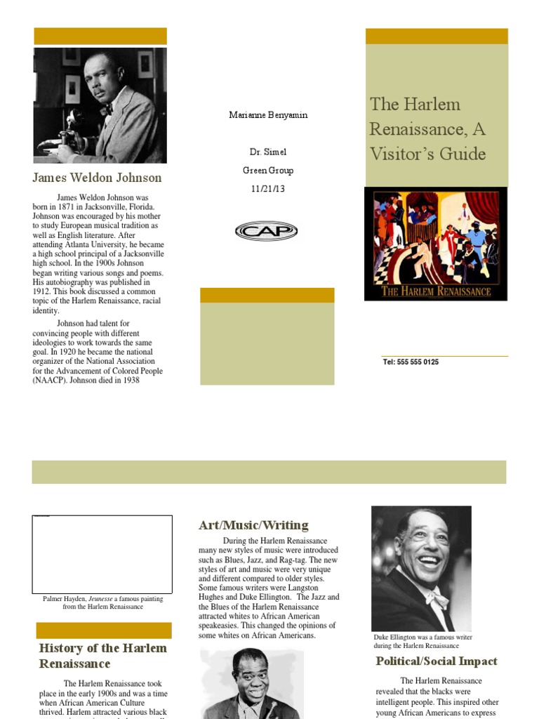 Harlem Renaissance Overview and Impact | PDF
