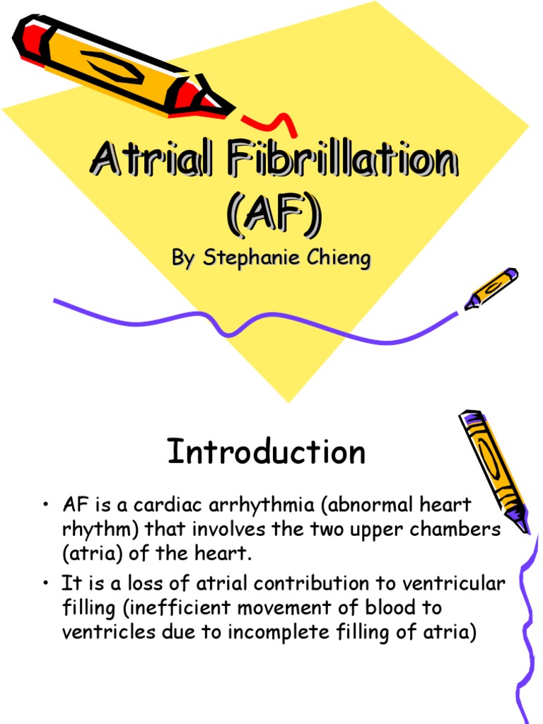 Atrial Fibrillation (AF) | PDF | Heart | Cardiology