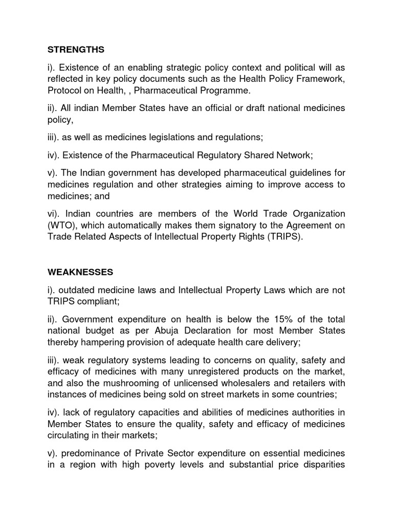 Indigene Pharmaceuticals: SWOT Analysis | PDF | Pharmaceutical Drug ...