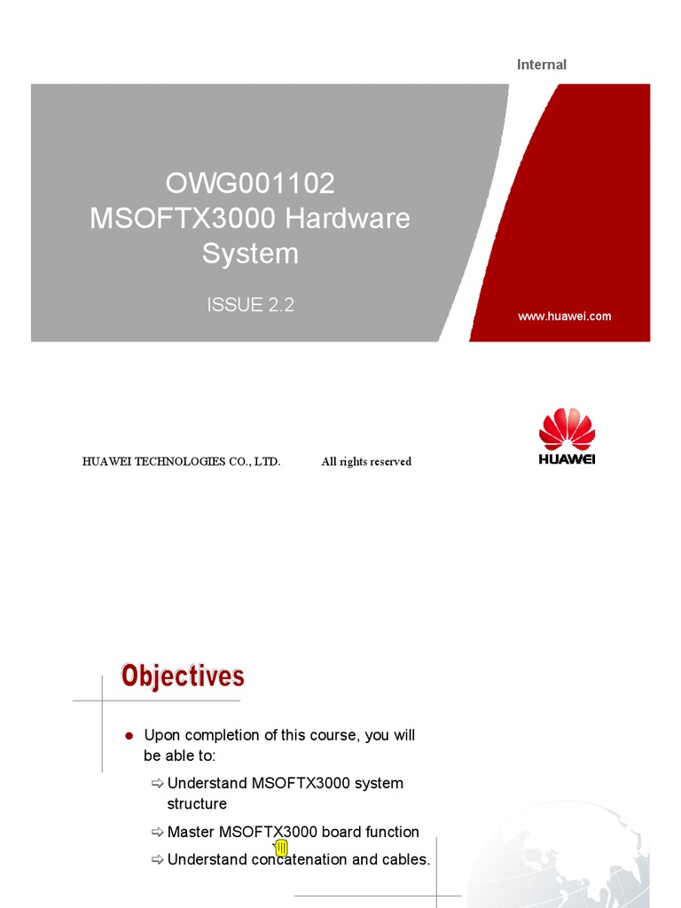 Microsoft Power Point 00OWG001102 MSOFTX3000 Hardware System ISSUE22 ...