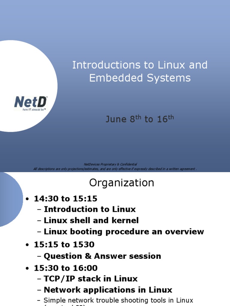 Introductions To Linux and Embedded Systems | PDF | Linux | Gnu
