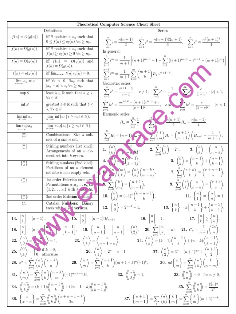 Computer Science Formulas | Vertex (Graph Theory) | Trigonometric Functions