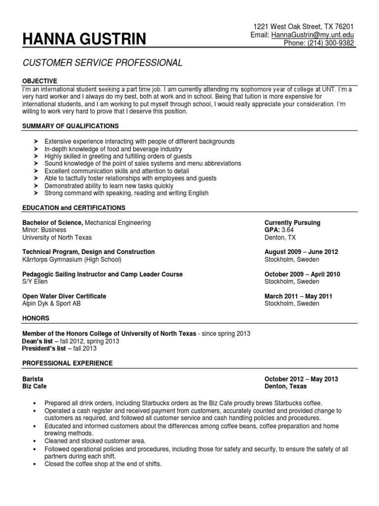 Tecm 2700 - Resume | PDF | Sweden | Coffee