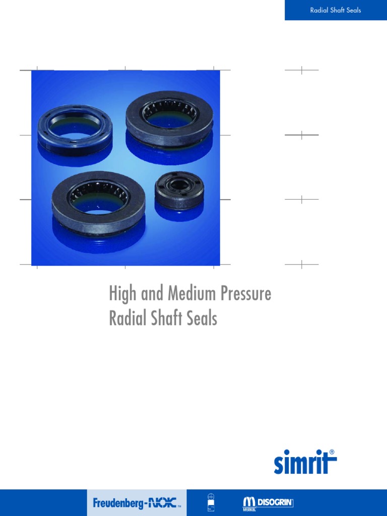 Radial Shaft Seal | PDF | Wear | Pressure