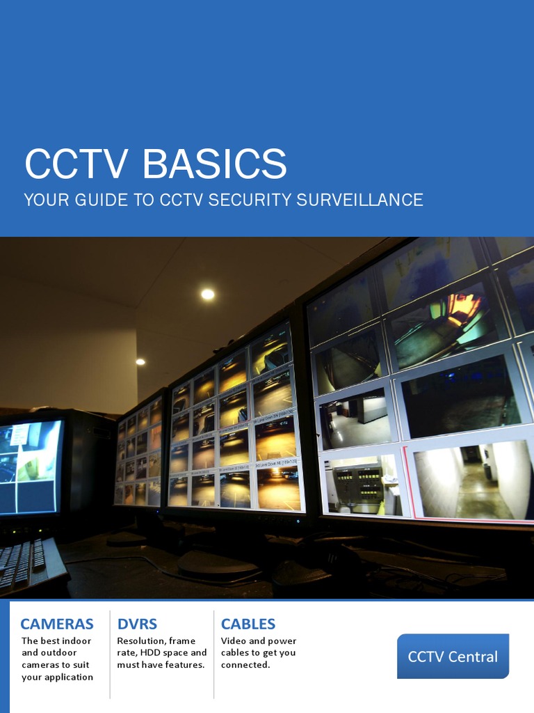 CCTV Basics | Download Free PDF | Closed Circuit Television | Digital ...