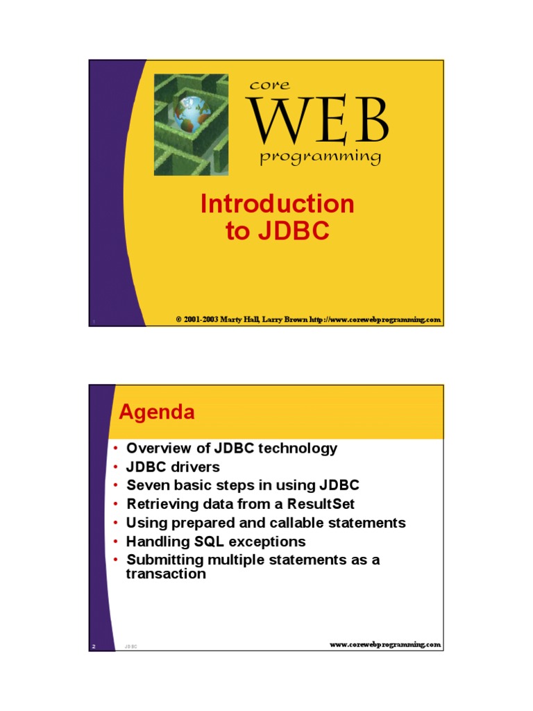 JDBC | PDF | Data Type | Parameter (Computer Programming) JDBC | PDF | Data Type | Parameter (Computer Programming)