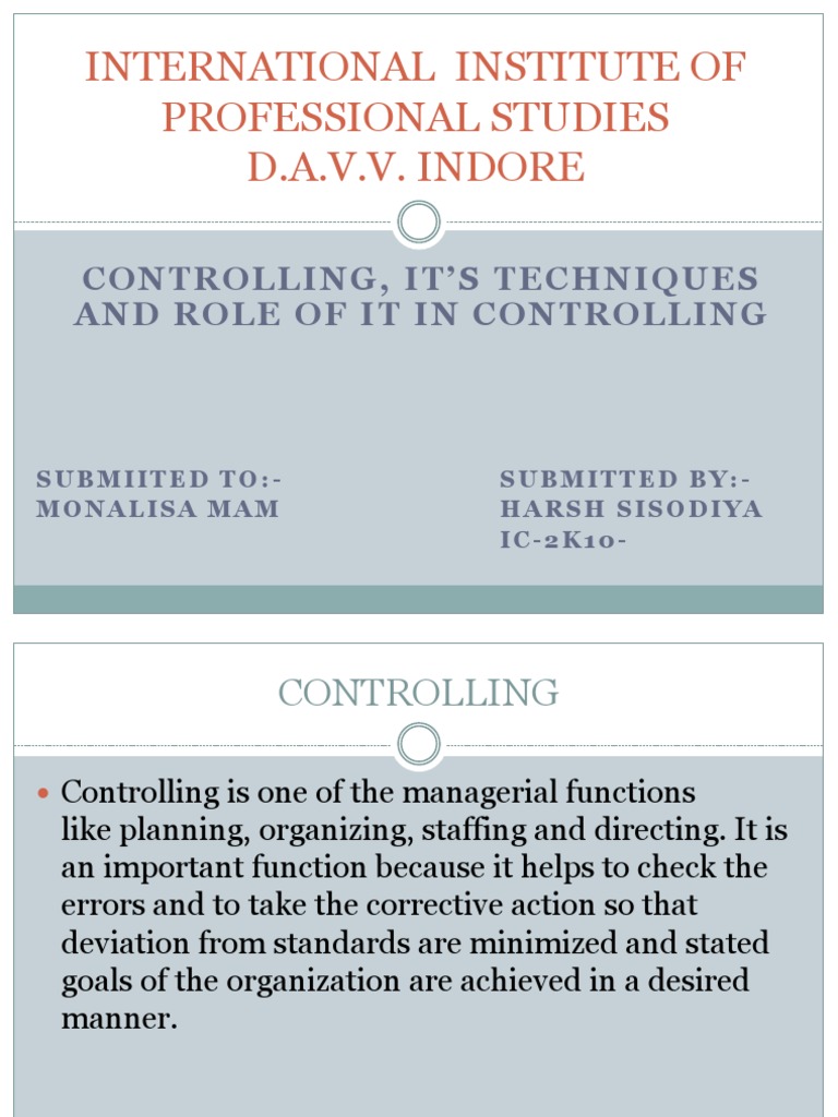 International Institute of Professional Studies D.A.V.V. Indore | PDF ...