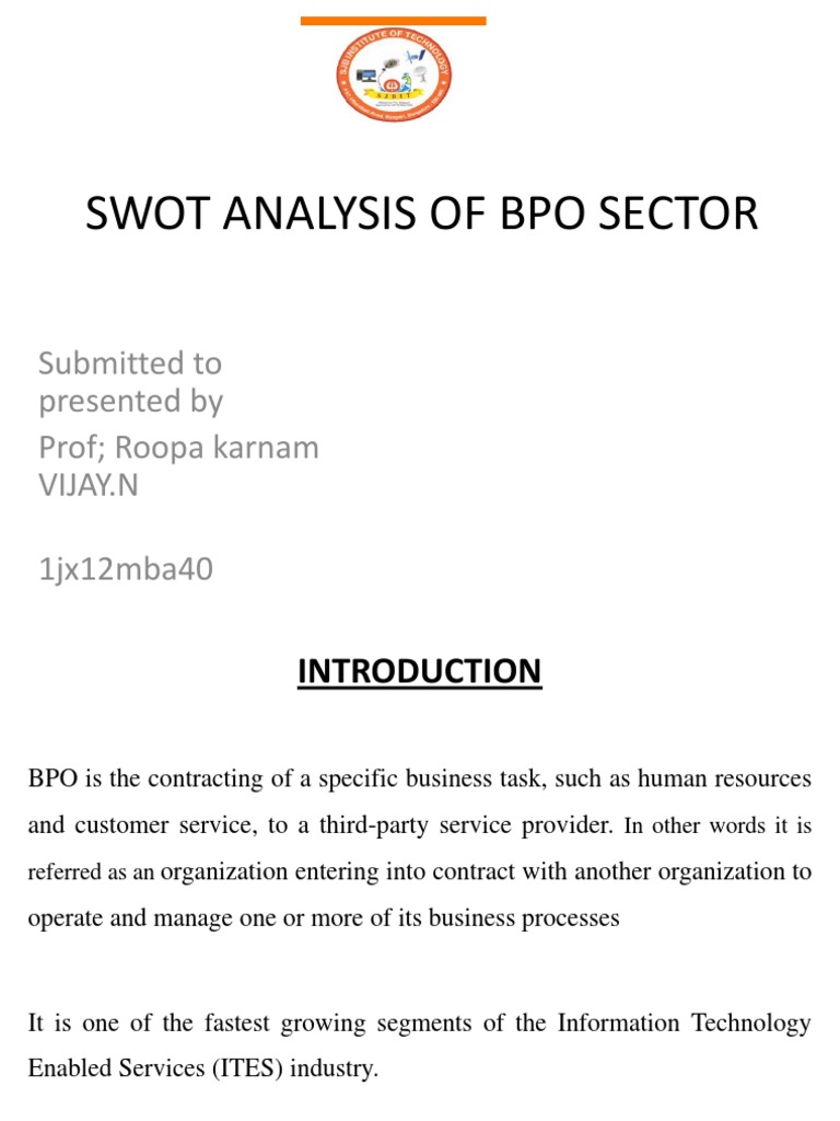 BPO-SWOT | Business Process Outsourcing | Outsourcing