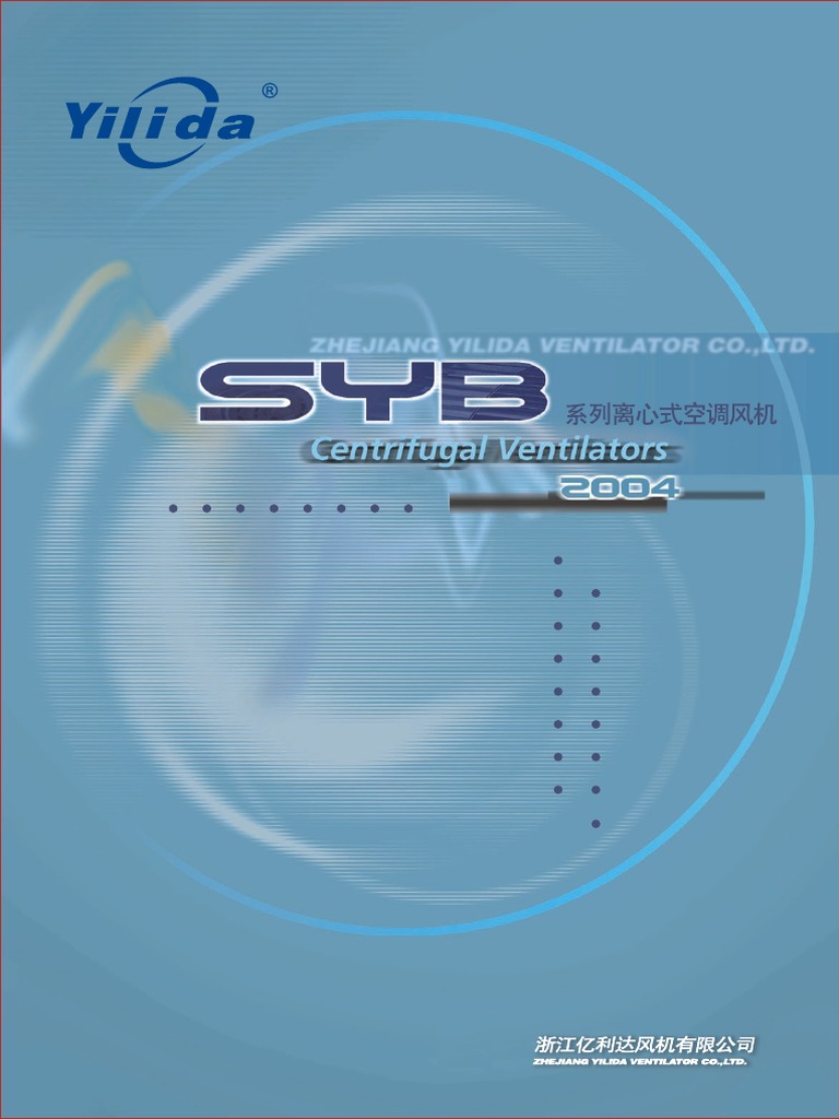 SYB Catalog Yilida | PDF | Mechanical Fan | Structural Steel