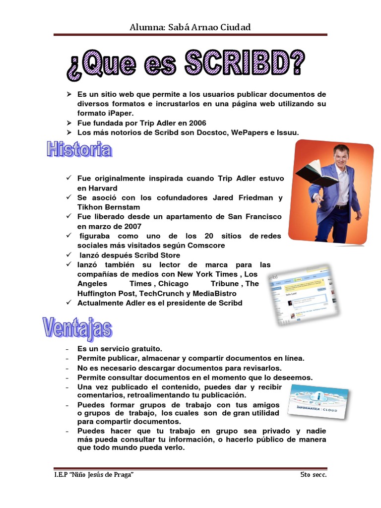 Scribd y Slideshare: Plataformas de Documentos | PDF | Scribd | ciberespacio