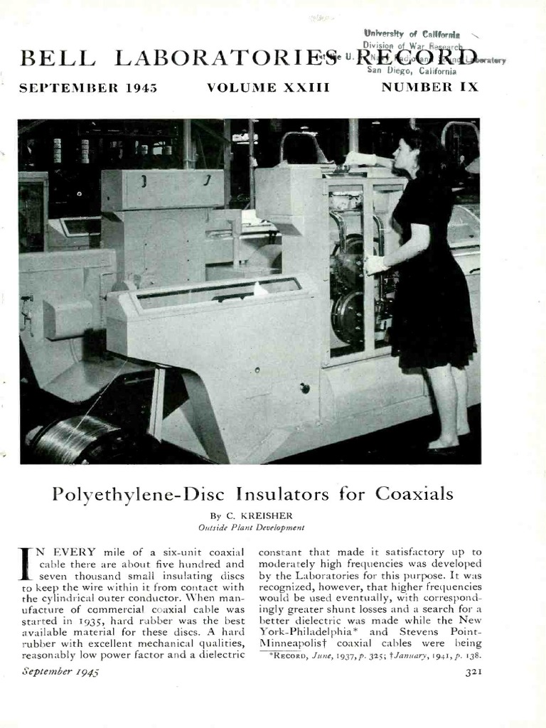Bell Laboratories Record 1945 09 | PDF