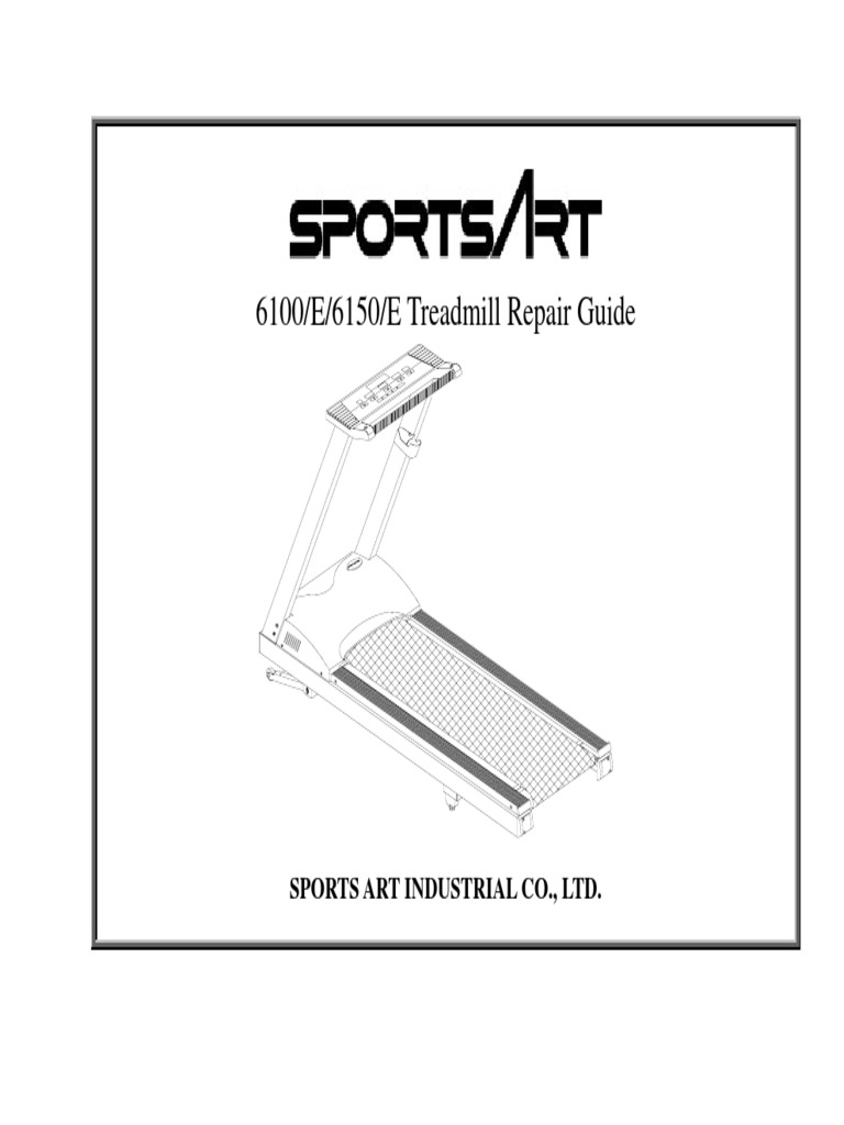 6100/E/6150/E Treadmill Repair Guide | PDF | Electrical Resistance And ...