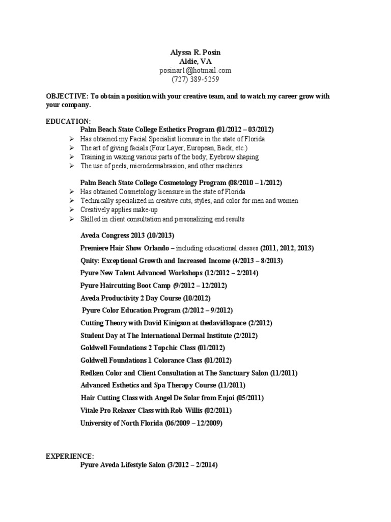 Alyssa Resume | PDF | Internet