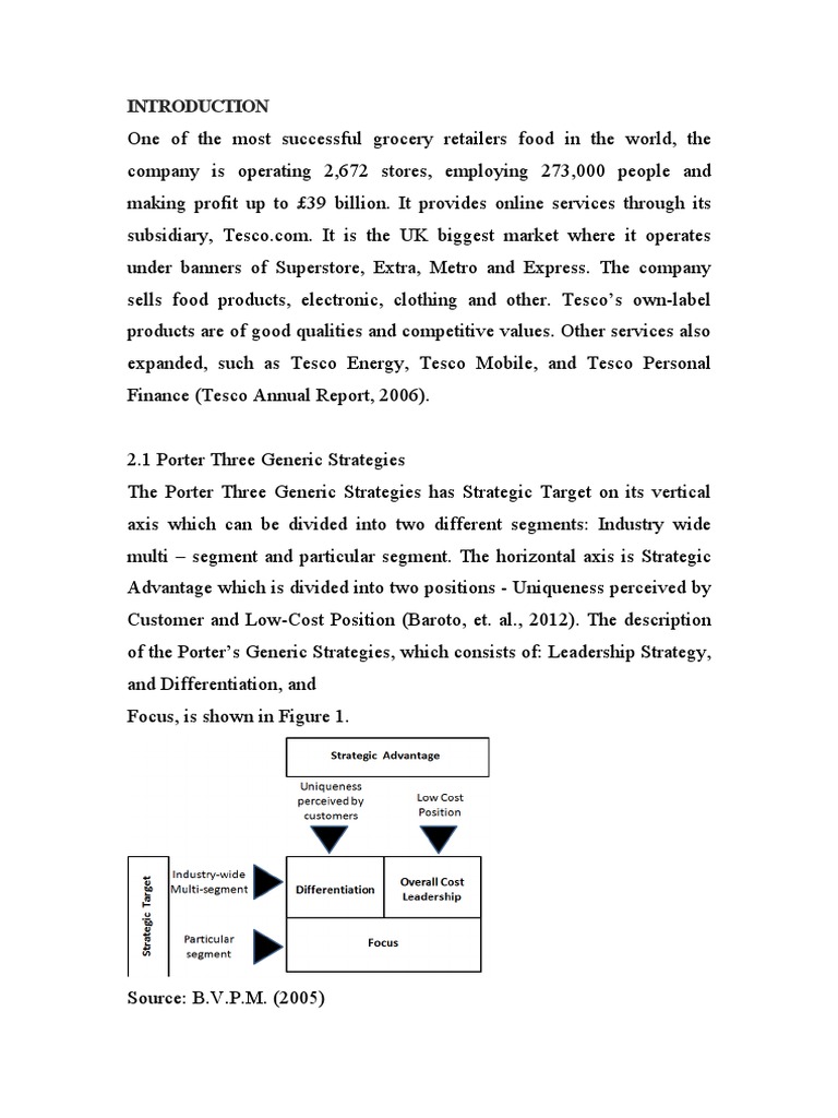 Tesco Case Study | PDF | Competitive Advantage | Strategic Management