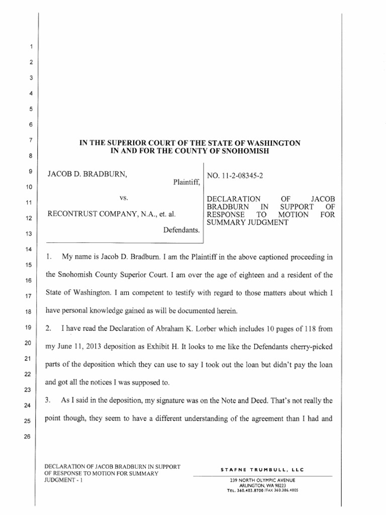 DKT 47 10.21.2013 Declaration of Jacob Bradburn in Support of Response ...