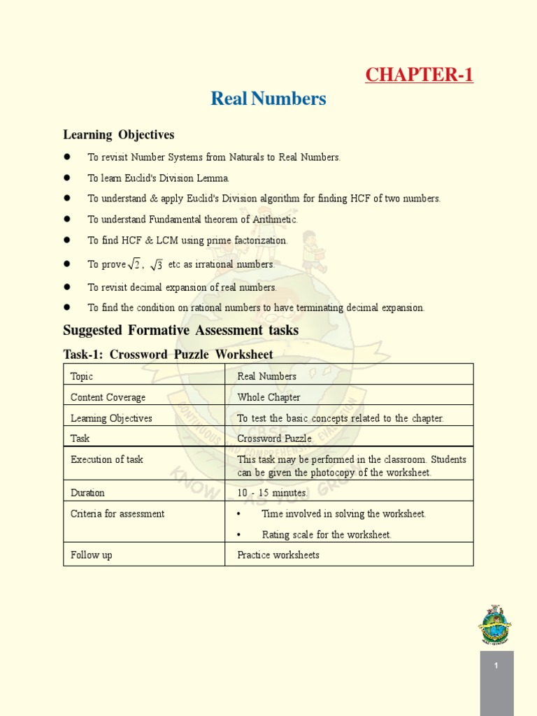 Real No Class-10 | PDF | Numbers | Factorization