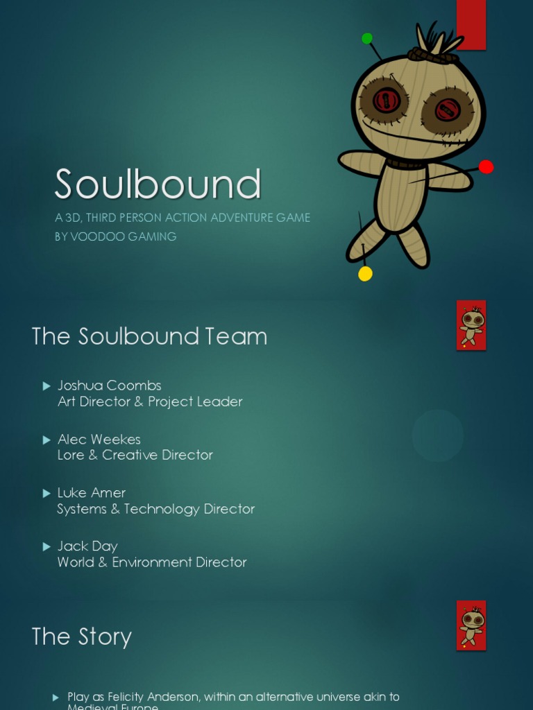 Soulbound: A 3D, Third Person Action Adventure Game by Voodoo Gaming ...
