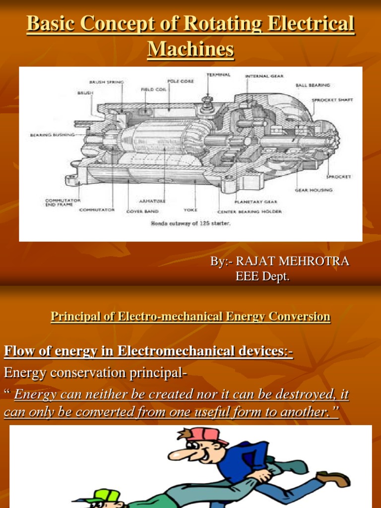 Basics of Rotating Electrical Machines | PDF | Science & Mathematics
