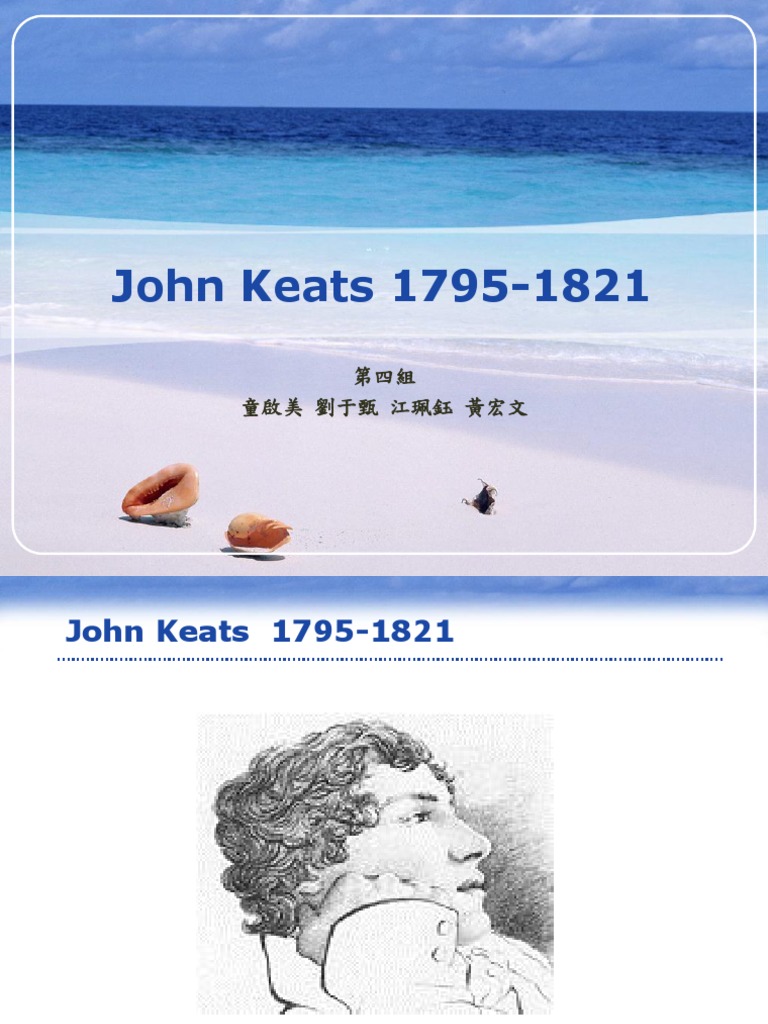 John Keats 1795-1821 | Download Free PDF | John Keats | Poetry