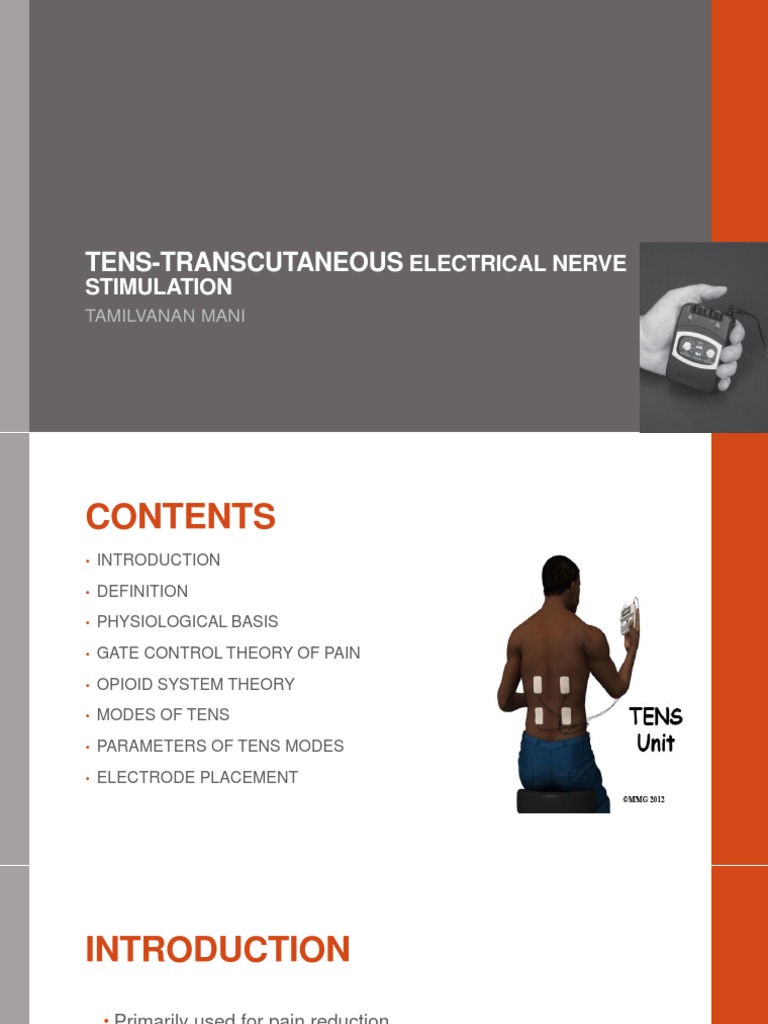 TENS Therapy: Principles and Applications | PDF | Myofascial Trigger ...