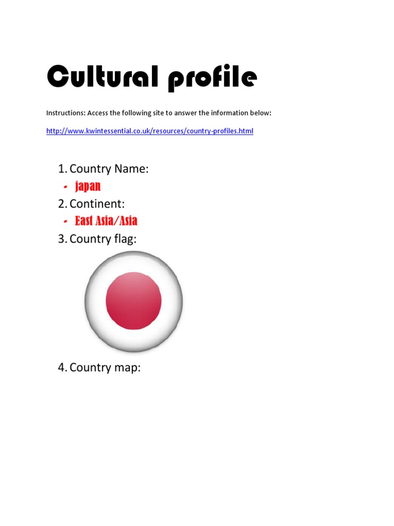 Cultural Profile Kayla Arenas | PDF | Japanese Language | Korean Language
