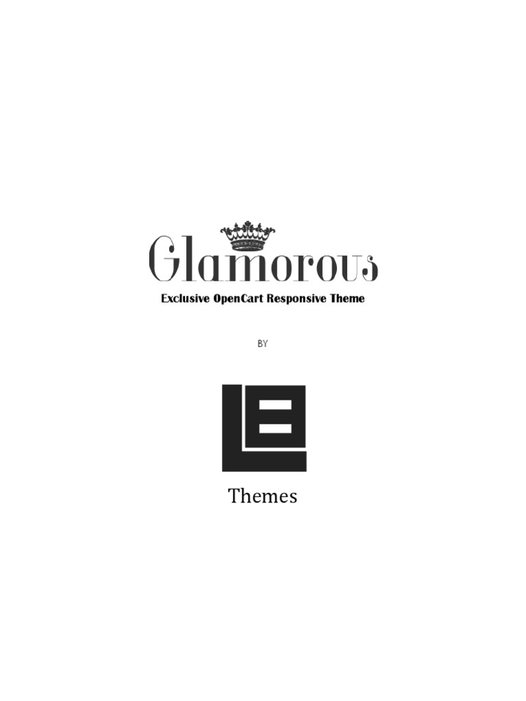 Glamorous Theme Documentation | PDF | Bootstrap (Front End Framework ...