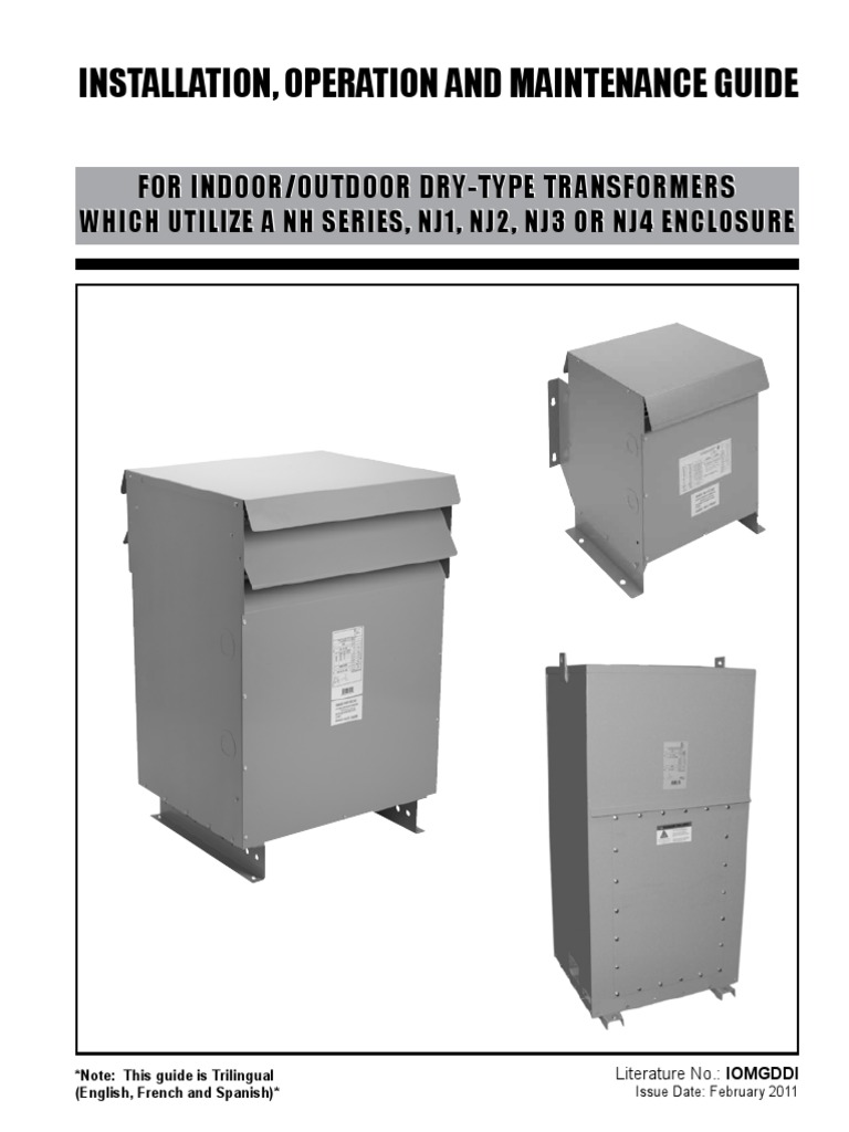 Installation, Operation and Maintenance Guide: For Indoor/Outdoor Dry ...