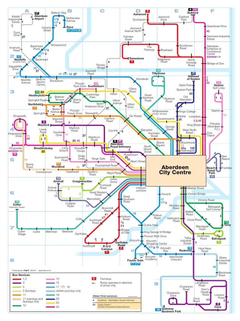 Aberdeen Network Map | PDF | Sports