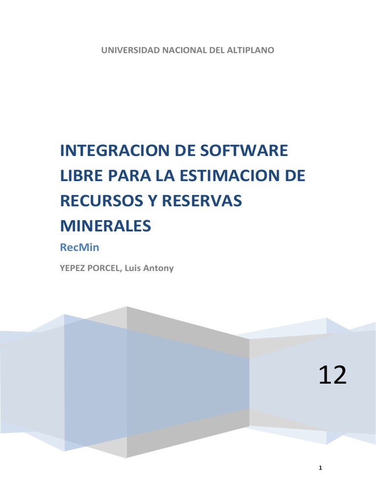 Software Libre para Minería | PDF | Tabla (base de datos) | Archivo de ...