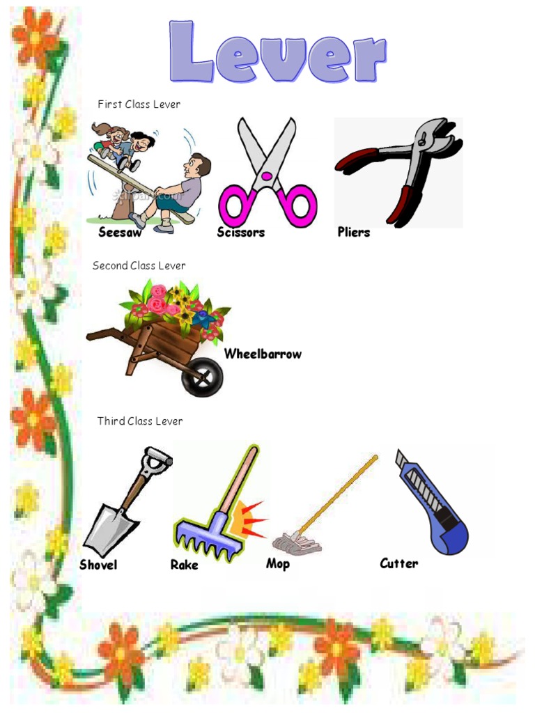 Seesaw Scissors Pliers: First Class Lever | PDF