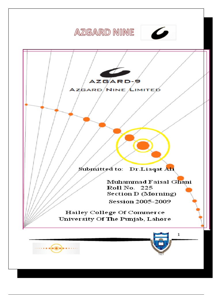 Azgard Nine Limited-Internship Report | PDF | Market Liquidity | Loom