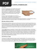 Local Infiltration and Field Block Anesthesia | PDF | Injection ...