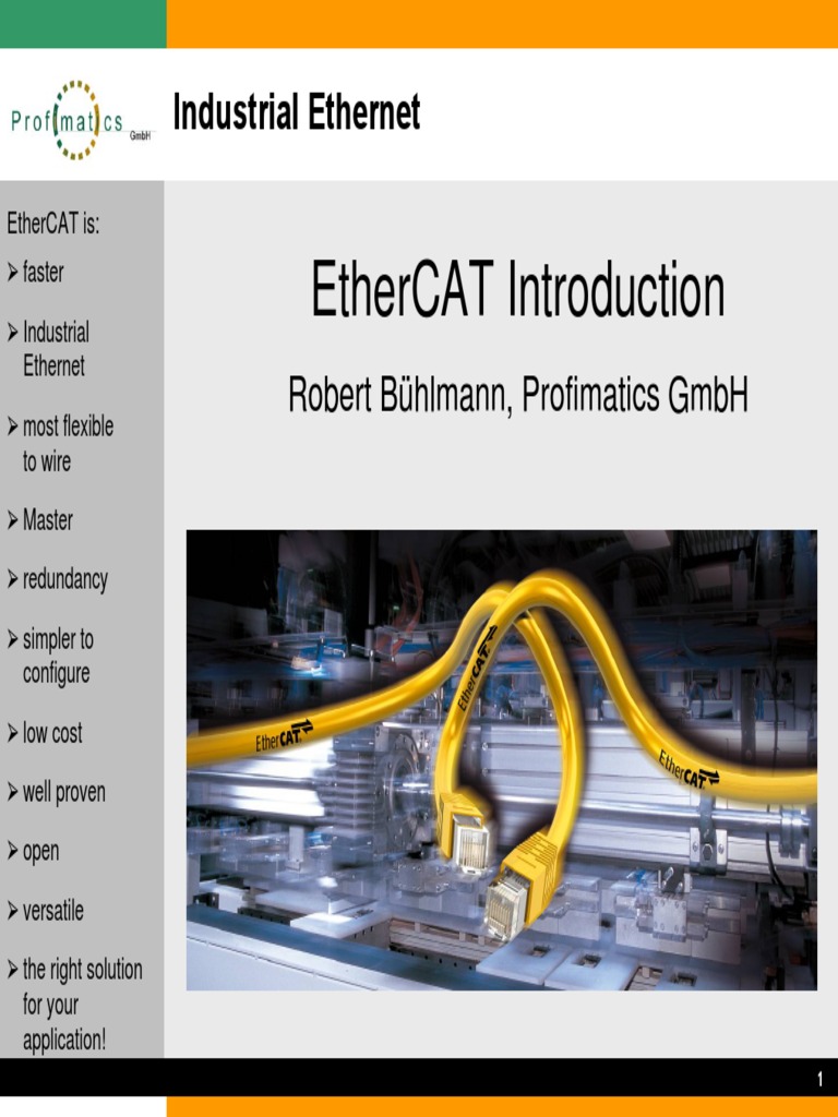 EtherCAT for Industrial Engineers | PDF | Ethernet | Computer Engineering