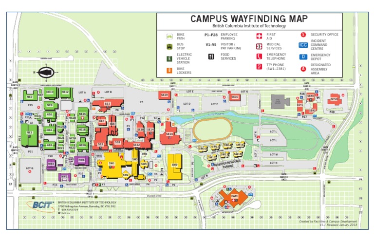 Bcit Map | PDF