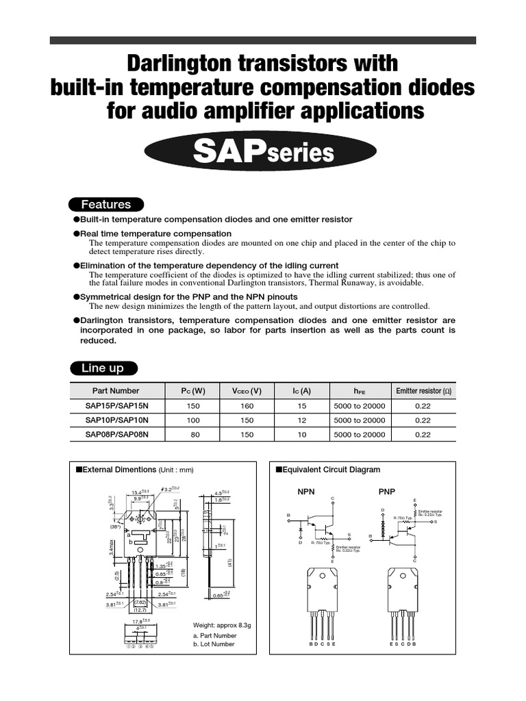 Data Sheet | PDF | Bipolar Junction Transistor | Transistor