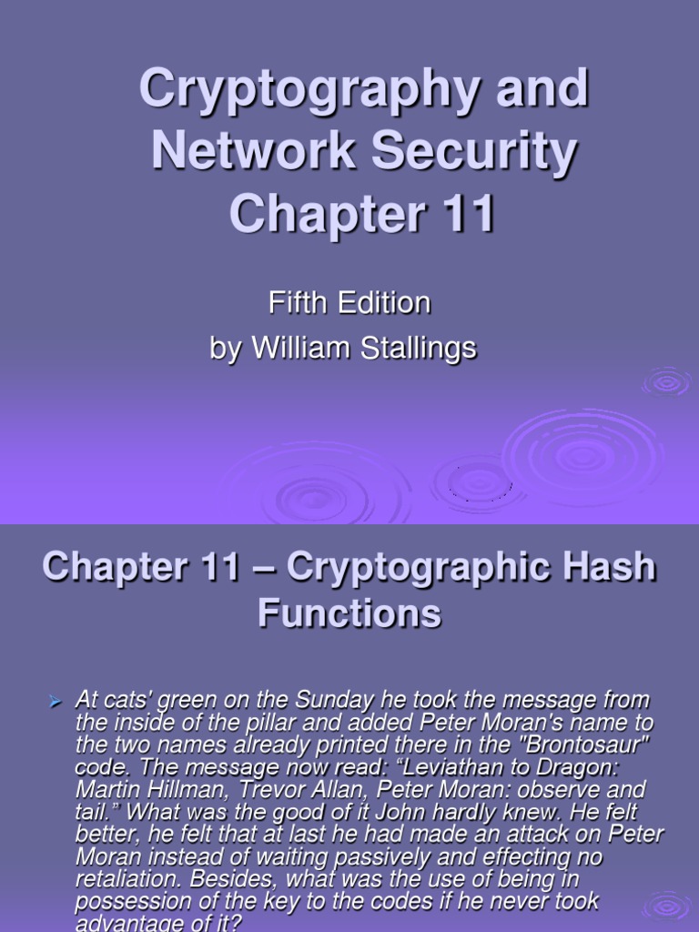 L11 - Cryptographic Hash Functions | PDF | Algorithms And Data ...