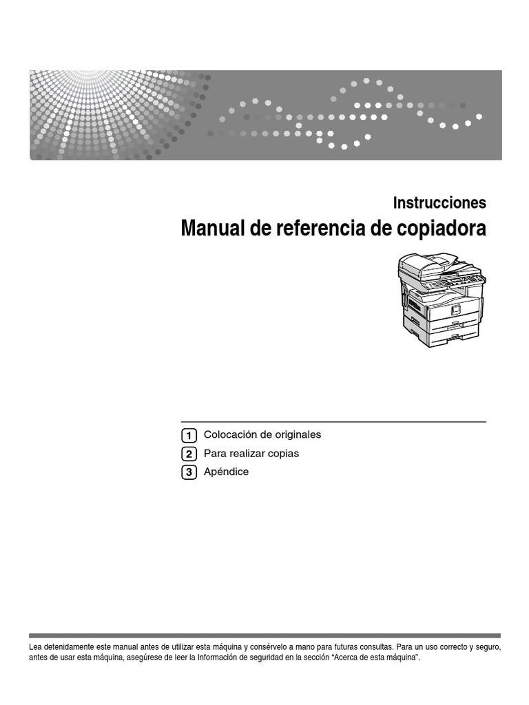 Manual Fotocopiadora | Fax | Fotografía aérea