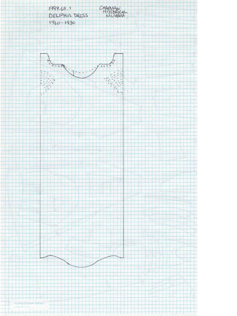 Mariano Fortuny Delphos Dress Design | PDF