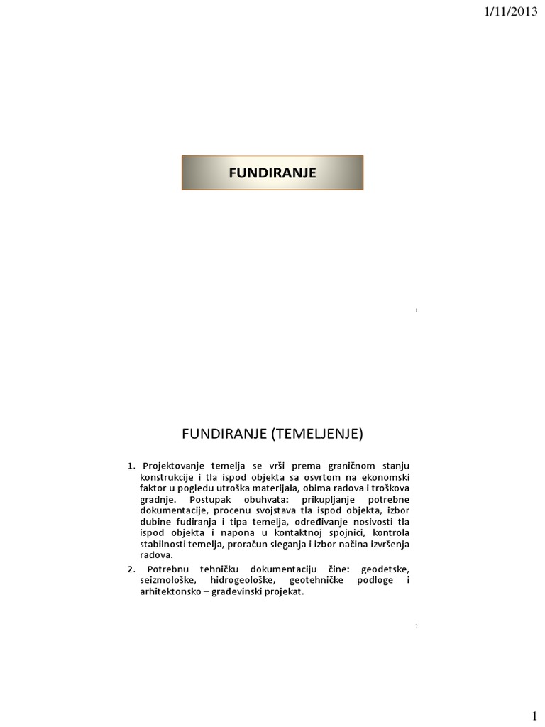 FUNDIRANJE | PDF