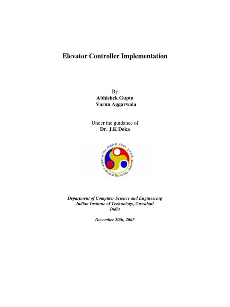 Elevator Controller Implementation | PDF | Elevator | Digital Electronics