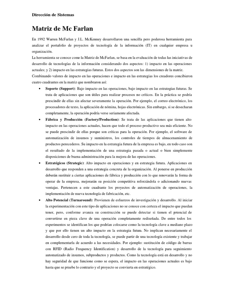 Matriz Boston - Matriz Farlan | PDF | Crecimiento económico | Matriz ...