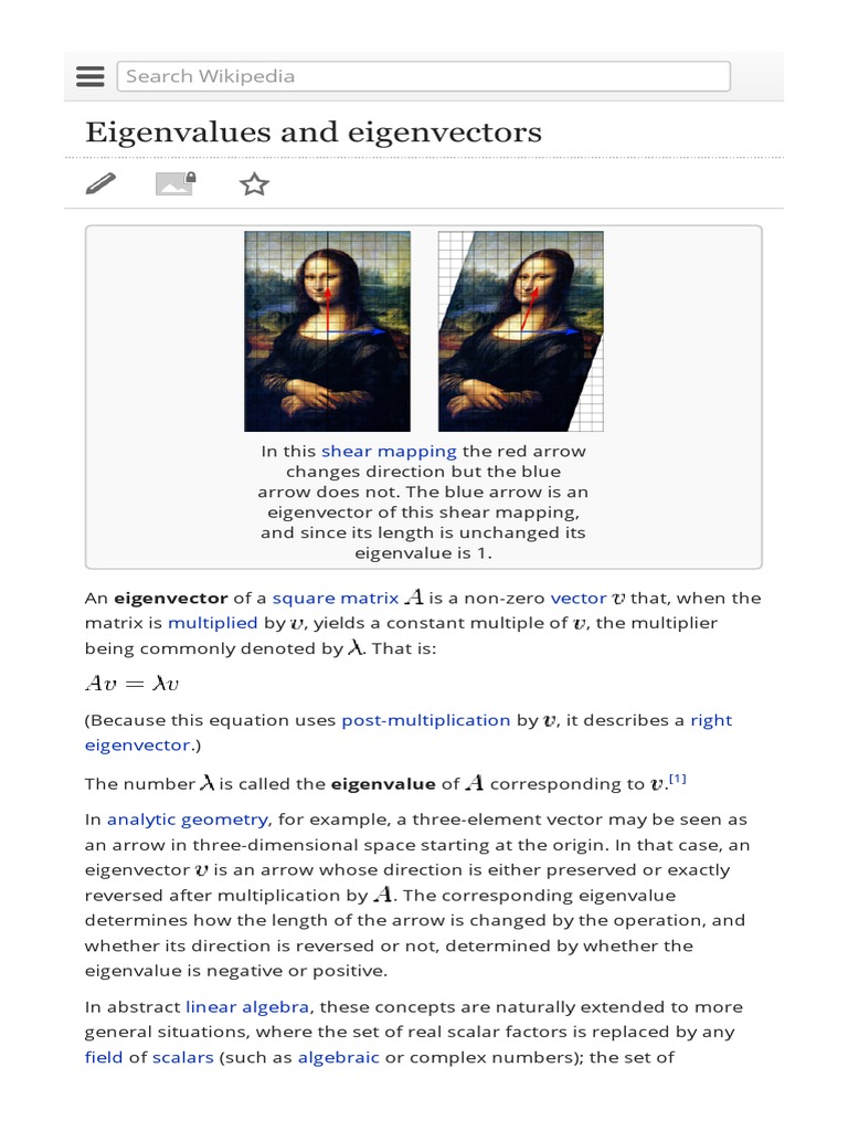 Understanding Eigenvalues and Eigenvectors | PDF | Eigenvalues And Eigenvectors | Matrix ...