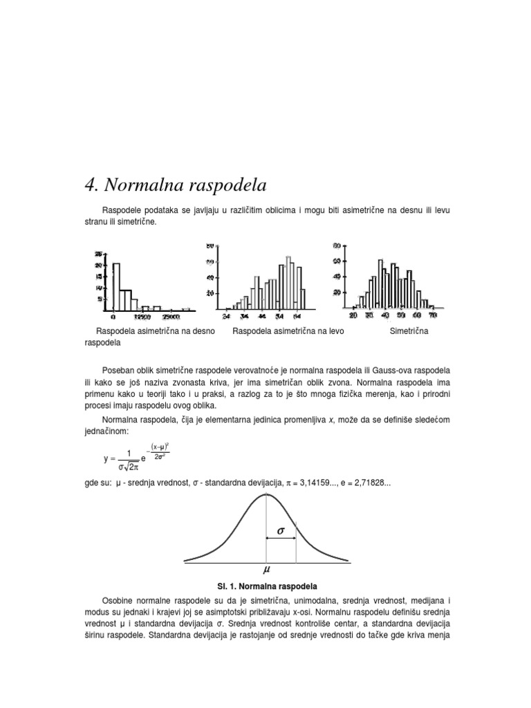 Normalna Raspodela | PDF