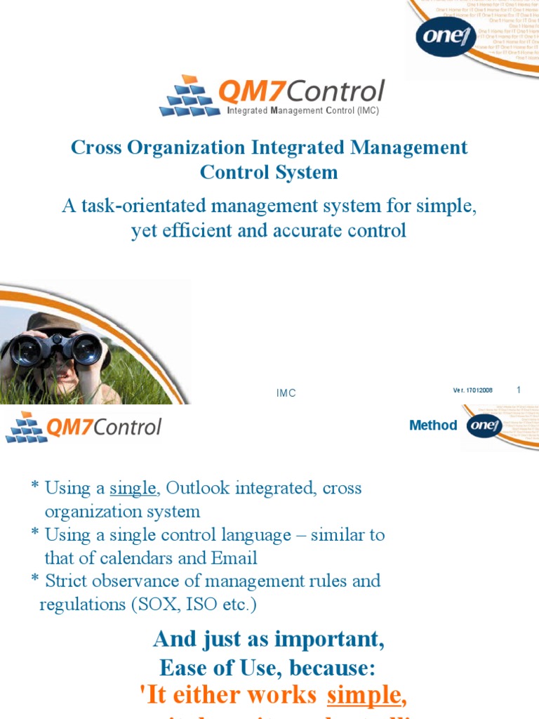 (Integrated Management Control (IMC | PDF | Microsoft Outlook ...