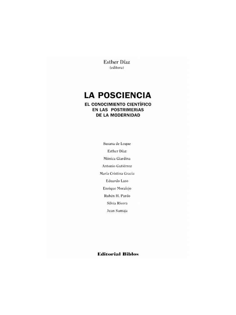 Esther Diaz La Posciencia | PDF | Proposición | Geometría