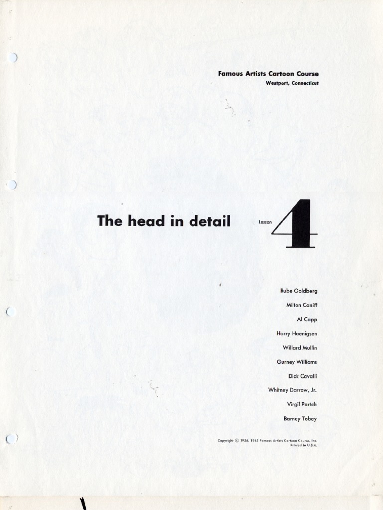 Famous Artist Cartoon Course Chapter 4 | PDF | Language Arts & Discipline