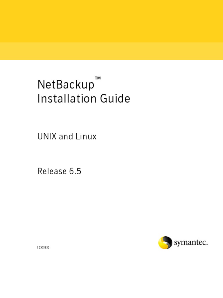 290199-Netbackup Installation On Unix or Linux Guide | PDF | Command Line Interface | Port ...