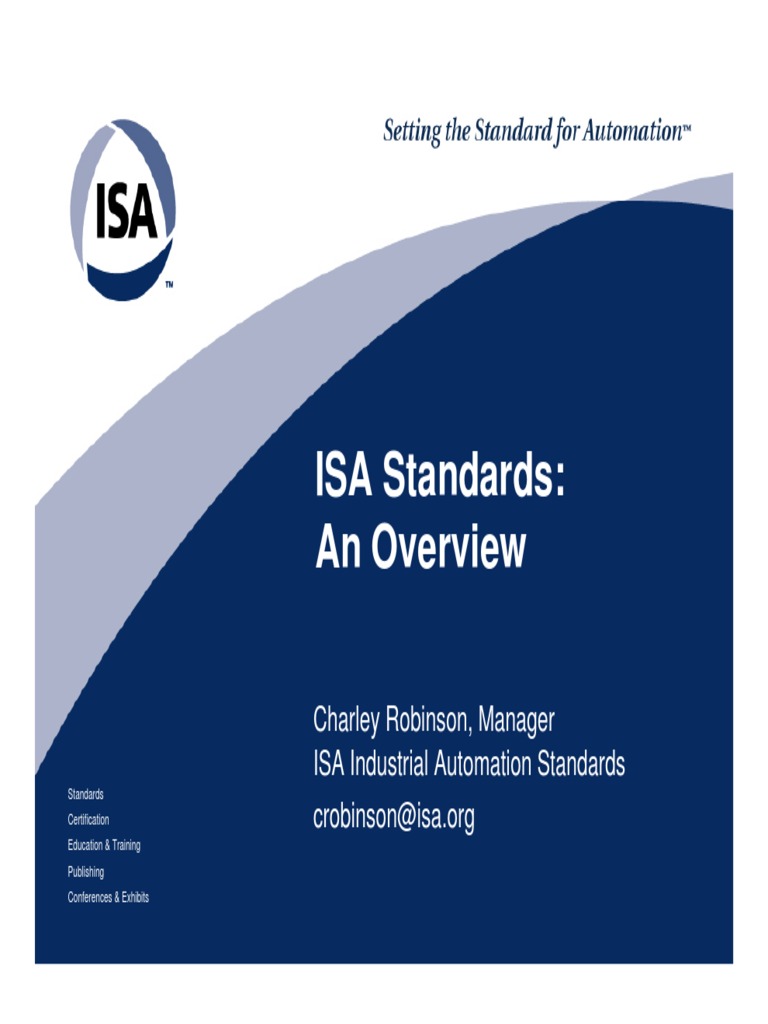 Isa | PDF | Automation | Science And Technology
