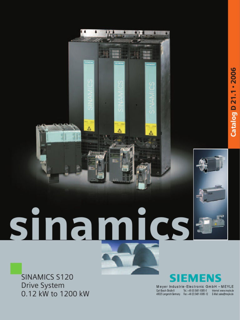 Productlines Siemens Siemens Drives and Motion Control Siemens Sinamics ...